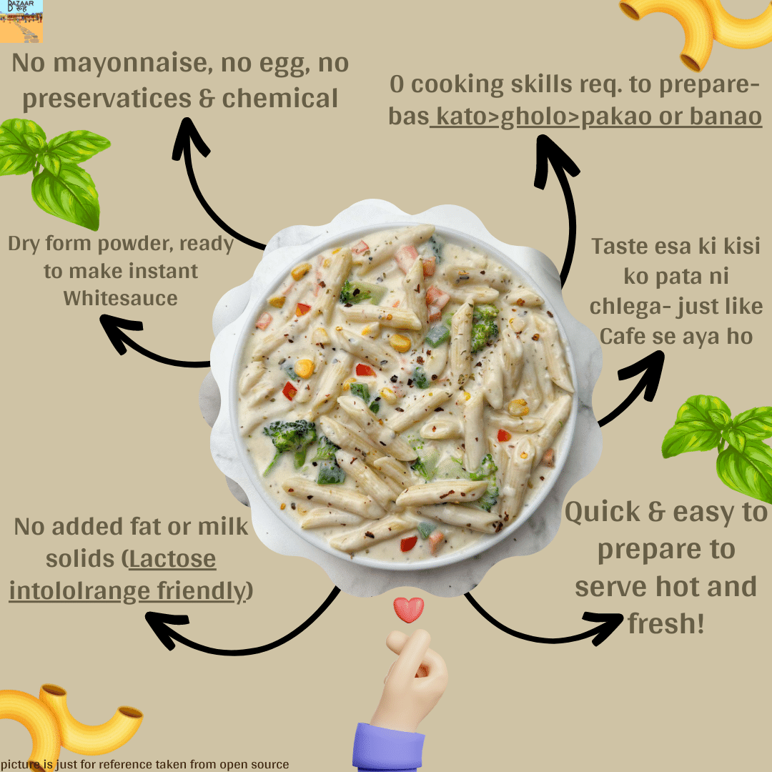 White Sauce Powder Premix- Mummy ko bolo MammaMia